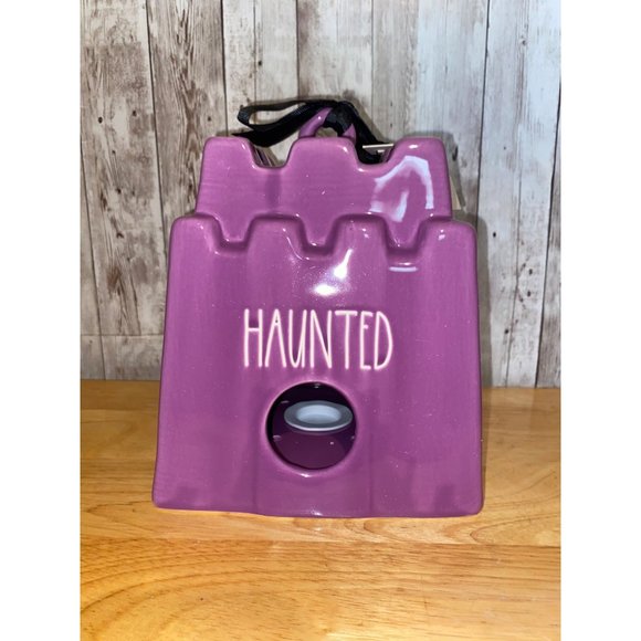 Rae Dunn | Holiday | 22 Rae Dunn Ceramic Purple Haunted Halloween ...